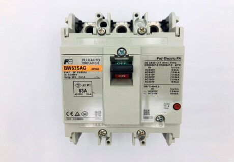 Aptomat MCCB FUJI BW63SAG-3P-60A chính hãng giá tốt nhất Super MRO
