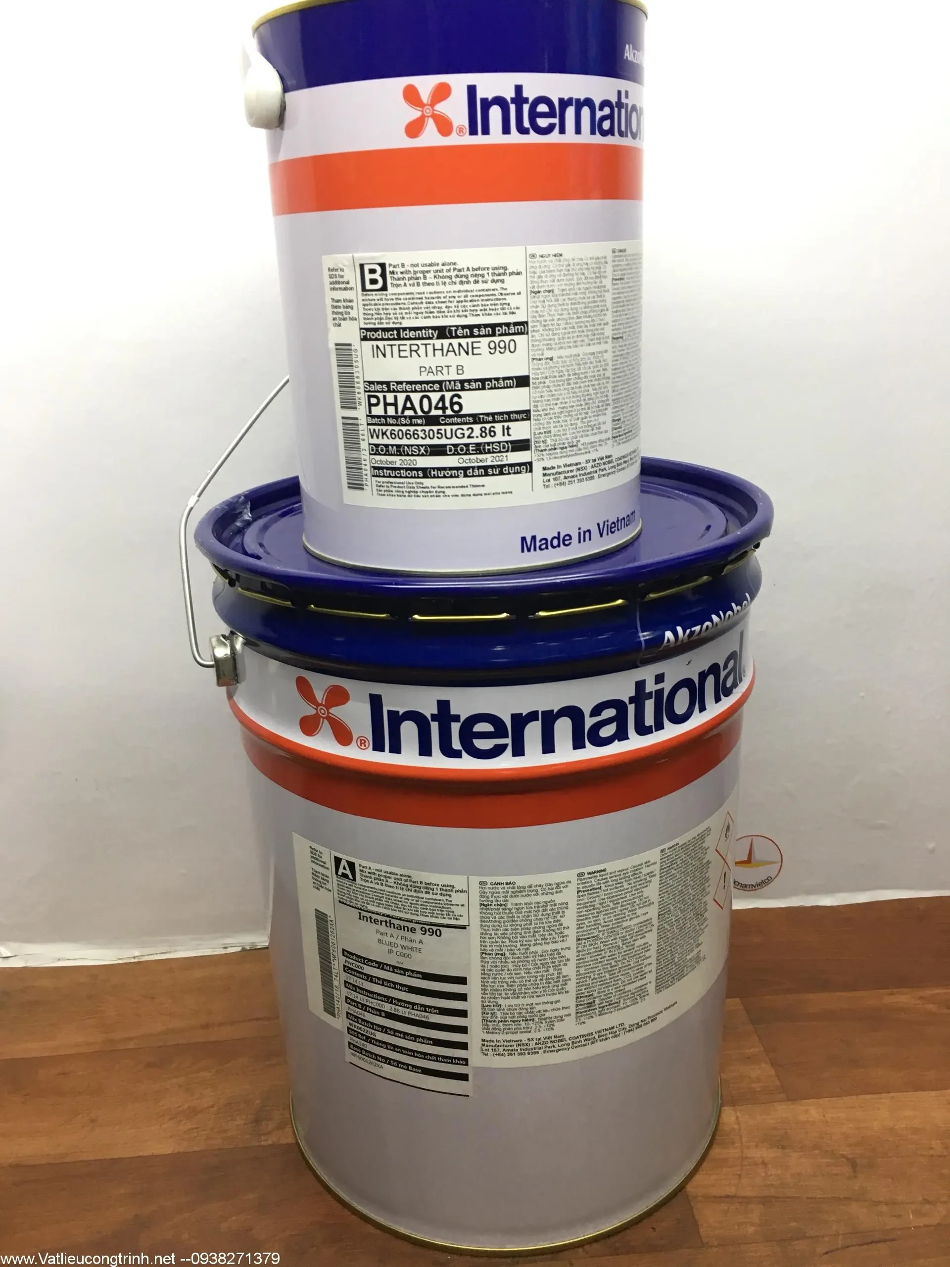 Sơn Interthane 990 Ral 6016 chính hãng giá tốt nhất Super MRO