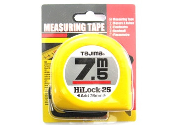 Thước dây vỏ vàng Tajima H5P75MW 7.5m x 25mm chính hãng giá tốt nhất Super MRO