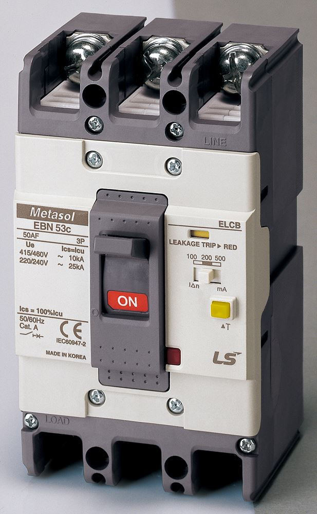 ELCB 3 pha loại khối chống rò điện LS EBN53c 40A chính hãng giá tốt nhất Super MRO