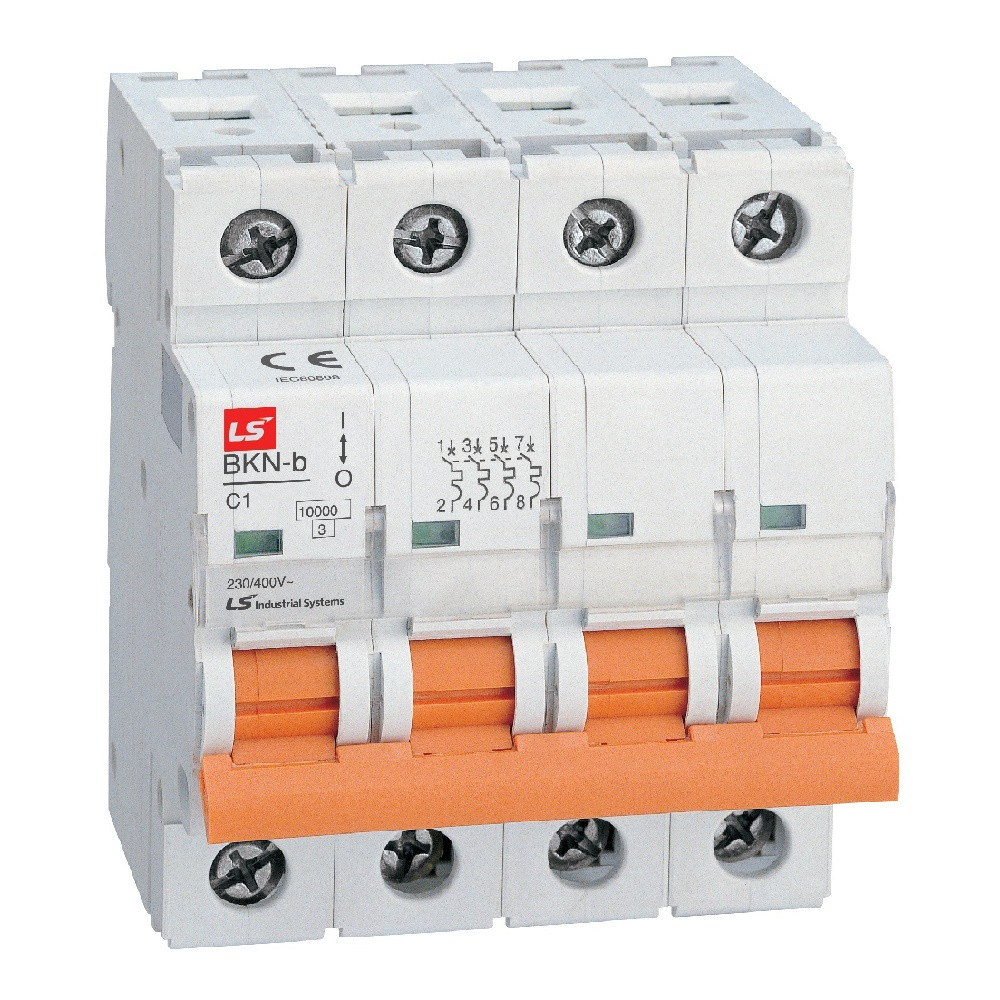 MCB tép (gắn trên thanh ray) LS BKN-b 4P D6A chính hãng giá tốt nhất ...