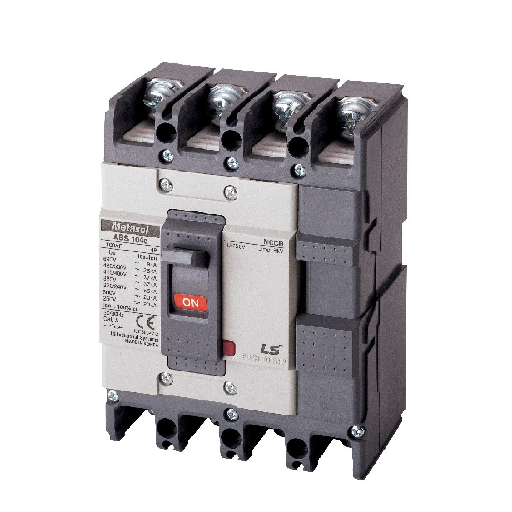 MCCB khối 4 pha LS ABS104c 75A chính hãng giá tốt nhất Super MRO