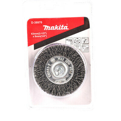 Chổi đánh gỉ (dạng tròn) Makita D-39970 63m m (chuôi 6mm) chính hãng ...