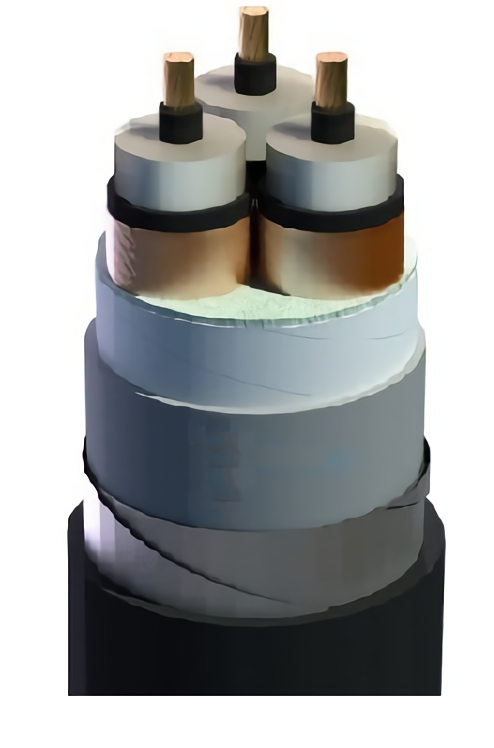 Cáp trung thế 3 lõi có chắn kim loại. bảo vệ Cadivi CXV/SE/DSTA-3x300 ...