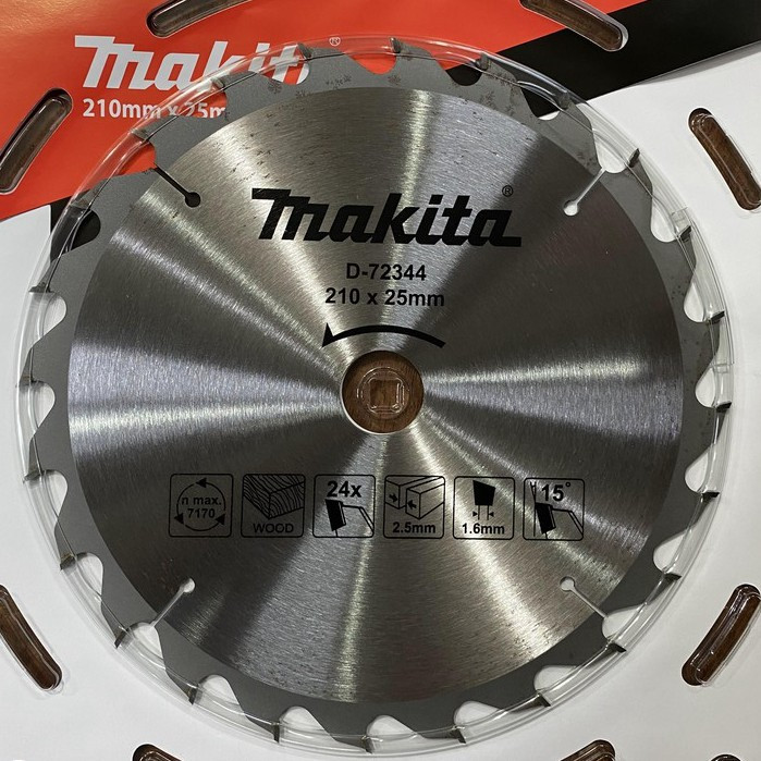 Lưỡi cưa gỗ Makita D-72344 210x25x24t chính hãng giá tốt nhất Super MRO