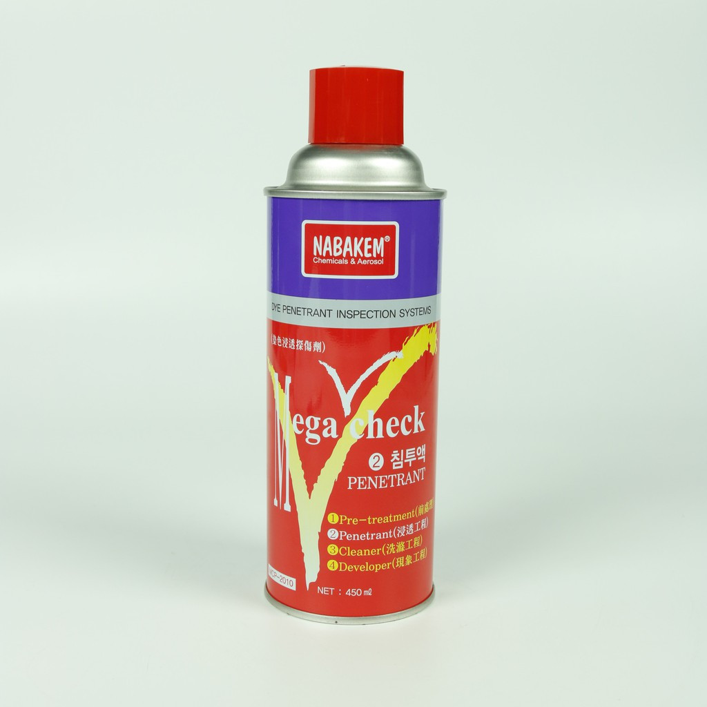 Chế Phẩm kiểm tra vết nứt Mega-Check Penetrant 450ml/chai chính hãng ...