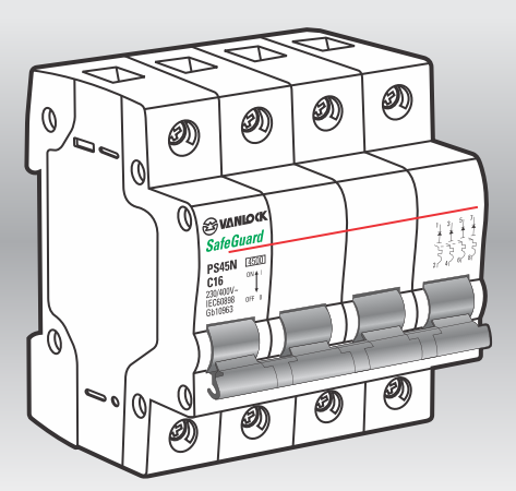 Aptomat tép 4P Sino PS45N/C4063 chính hãng giá tốt nhất Super MRO