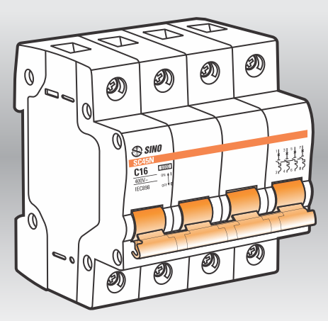 Aptomat tép 4P Sino SC45N/C4016 chính hãng giá tốt nhất Super MRO