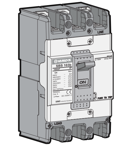 MCCB Sino SBS/100AF SBS103c/100 chính hãng giá tốt nhất Super MRO