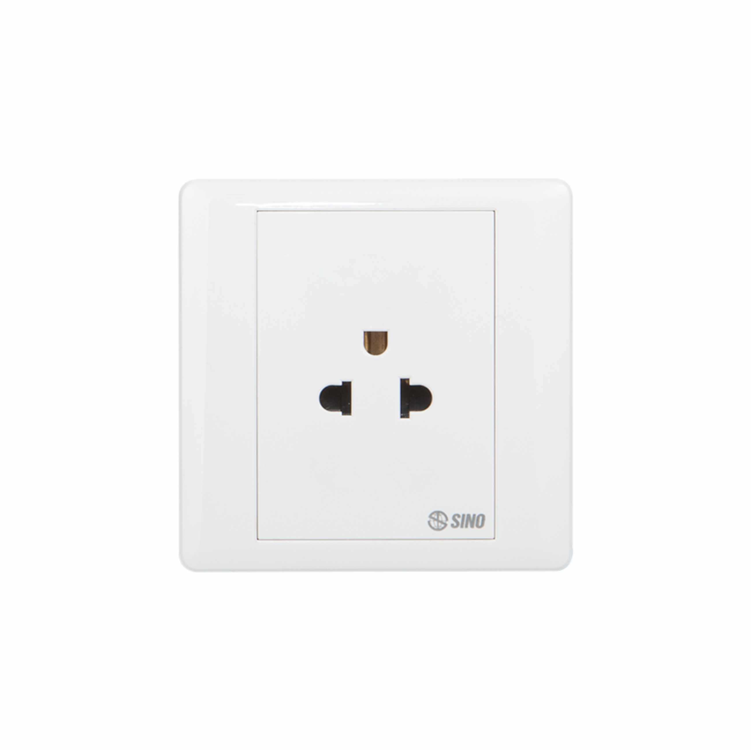 Ổ cắm vuông đơn 3 chấu Sino S98UE 16A chính hãng giá tốt nhất Super MRO
