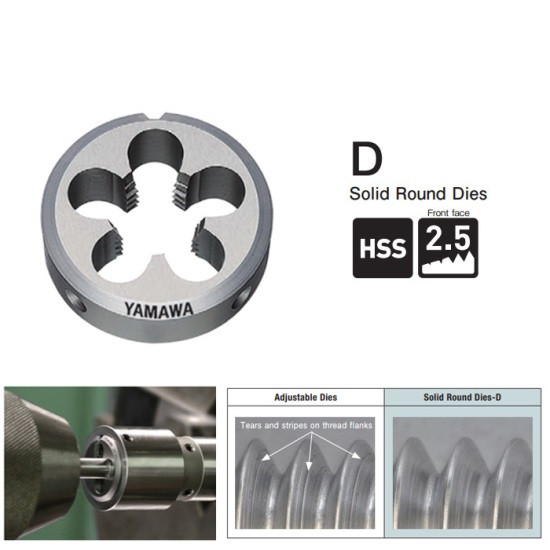 Bàn ren YAMAWA D 2 M30x3.5 (63) (TYR030TDNEBC) chính hãng giá tốt nhất Super MRO