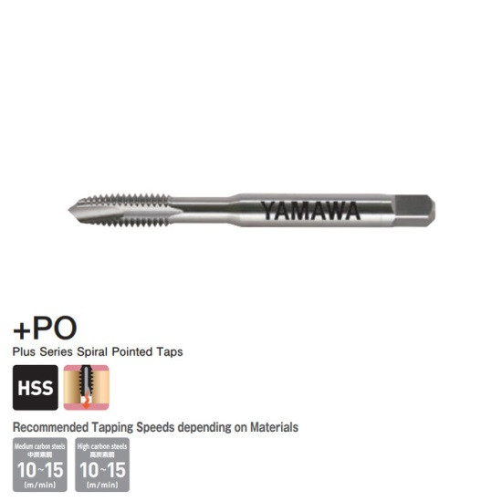 Mũi taro YAMAWA +PO P4 M5 x0.8 +40 (PNPS5.0K) chính hãng giá tốt nhất Super MRO