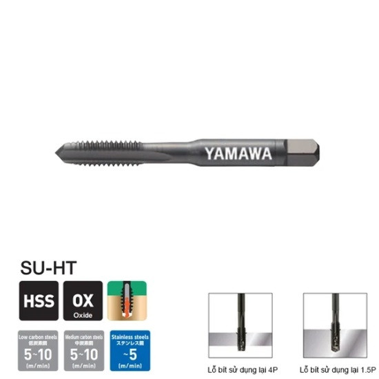 Mũi taro YAMAWA SU-HT P2 M4x0.7 1.5P (TUMQ4.0I1) chính hãng giá tốt ...