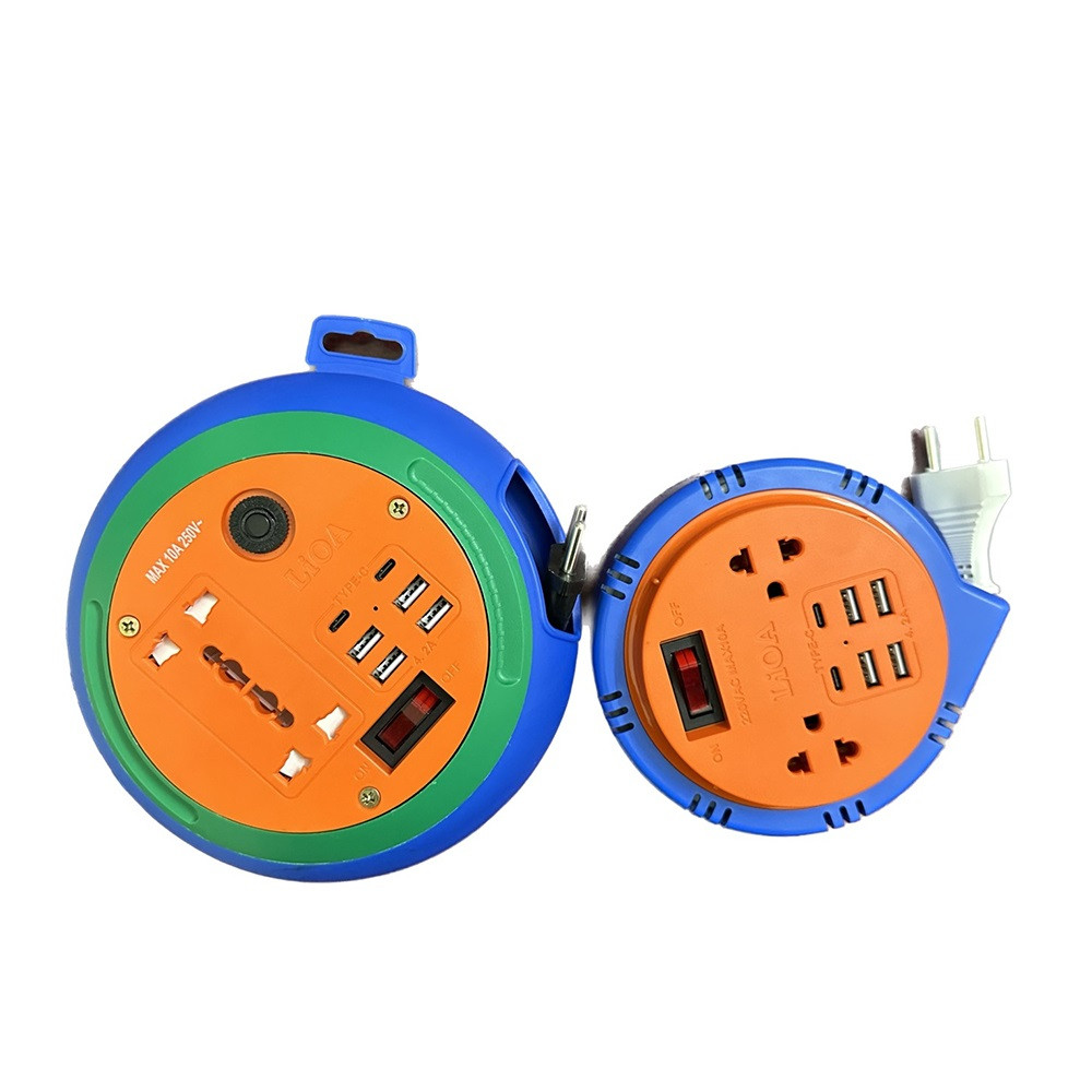 Ổ cắm quay tay rulo kiểu đĩa bay Lioa DBU53-10A 5m chính hãng giá tốt ...