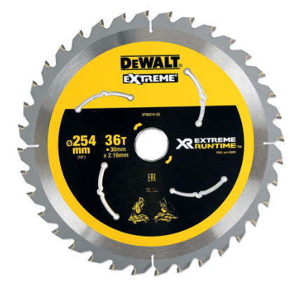 Lưỡi cưa gỗ Dewalt DT90274-QZ 254x30mm chính hãng giá tốt nhất Super MRO