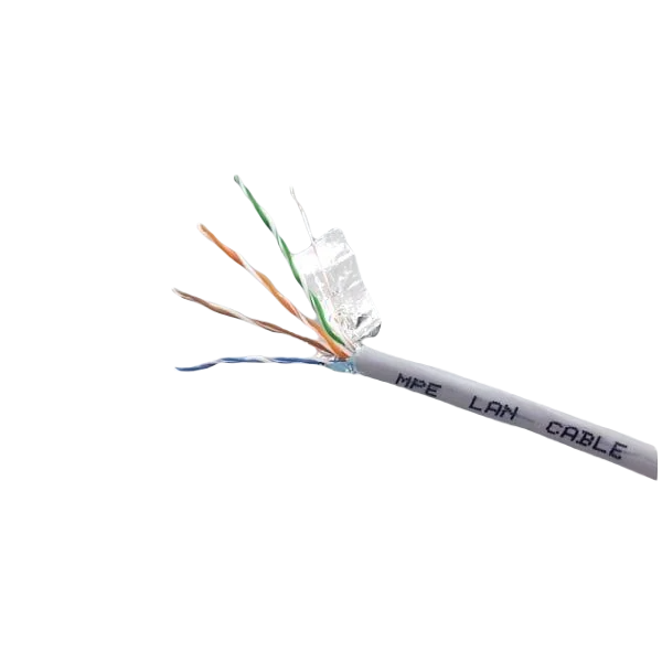 Cáp mạng FTP 4 đôi có giáp bạc chống nhiễu MPE CAT5E-4P chính hãng giá ...