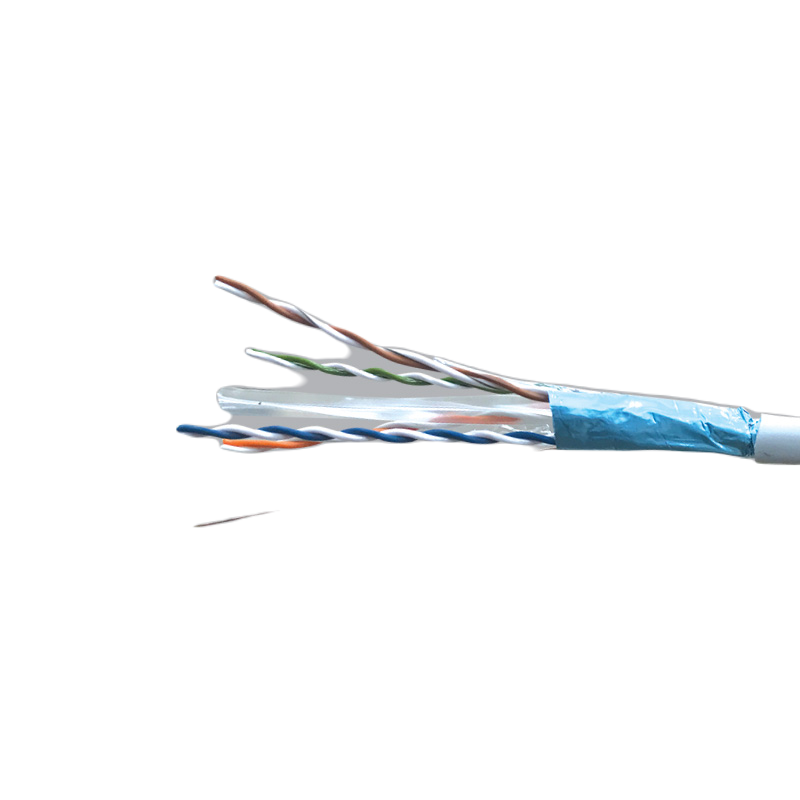 Cáp mạng FTP 4 đôi có giáp bạc và lõi nhựa chữ thập chống nhiễu MPE ...