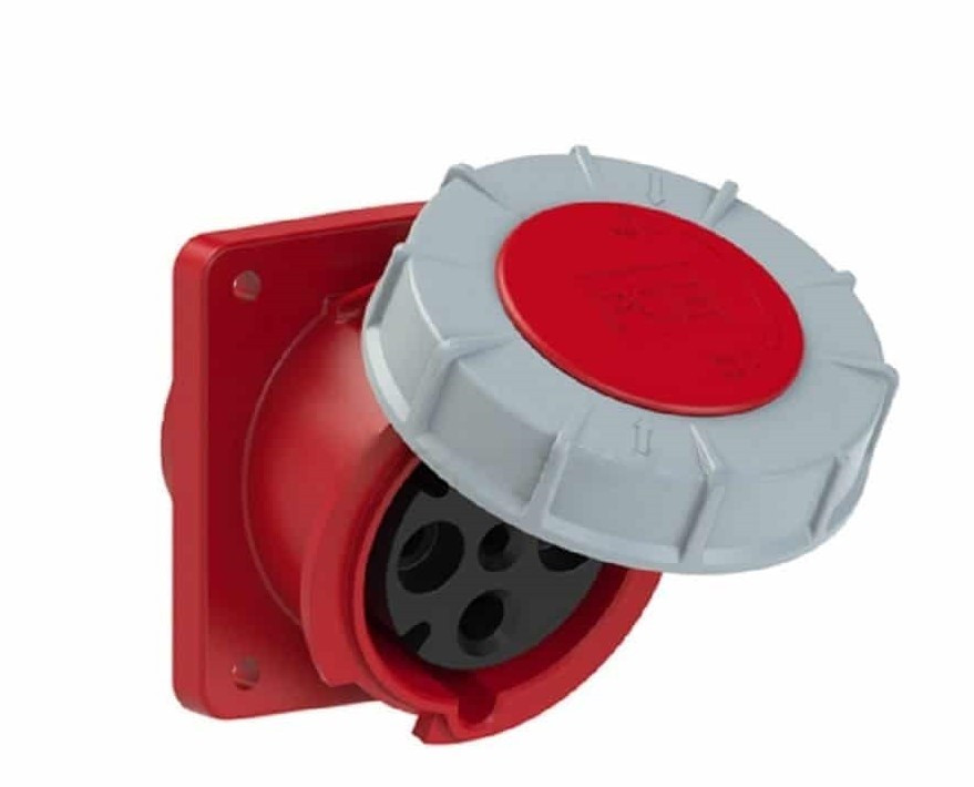 Ổ cắm gắn âm loại kín nước dạng nghiêng Panasonic F433-6FC 63A - 3P ...