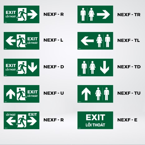 Hình chỉ hướng 1 mặt lên Panasonic NEXF-U chính hãng giá tốt nhất Super MRO