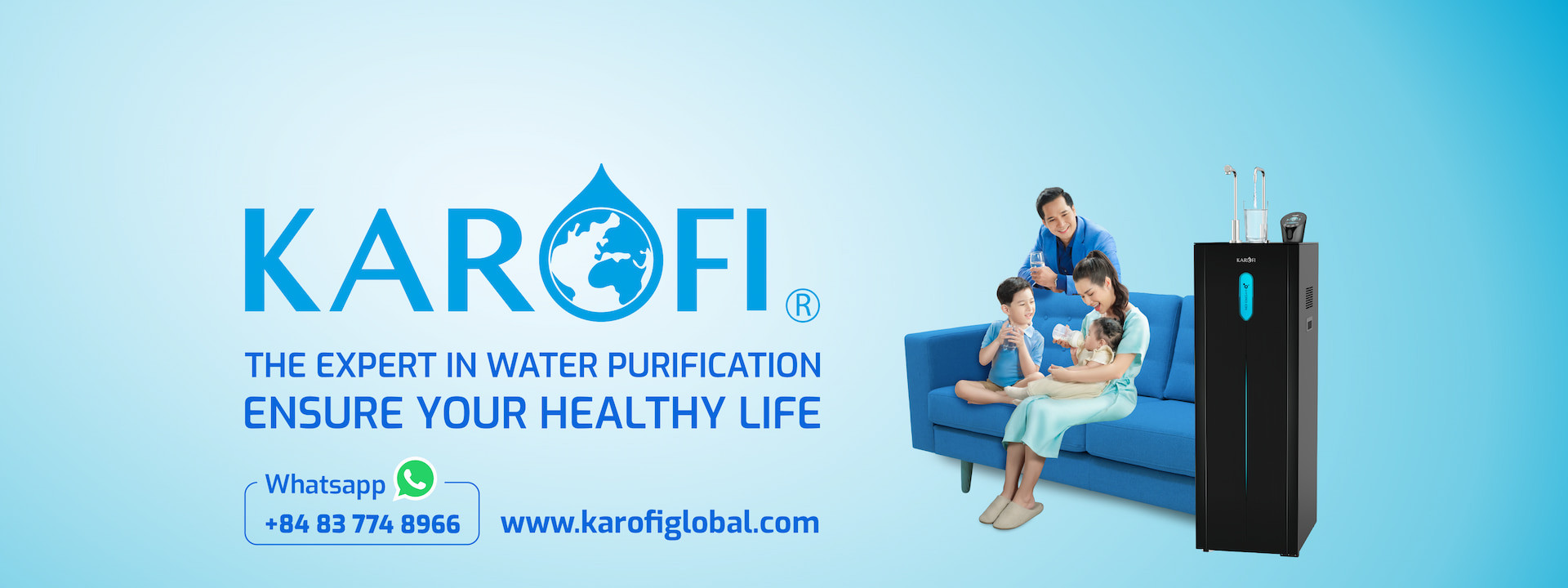 KAROFI - The smart water filter for clean and safe drinking water