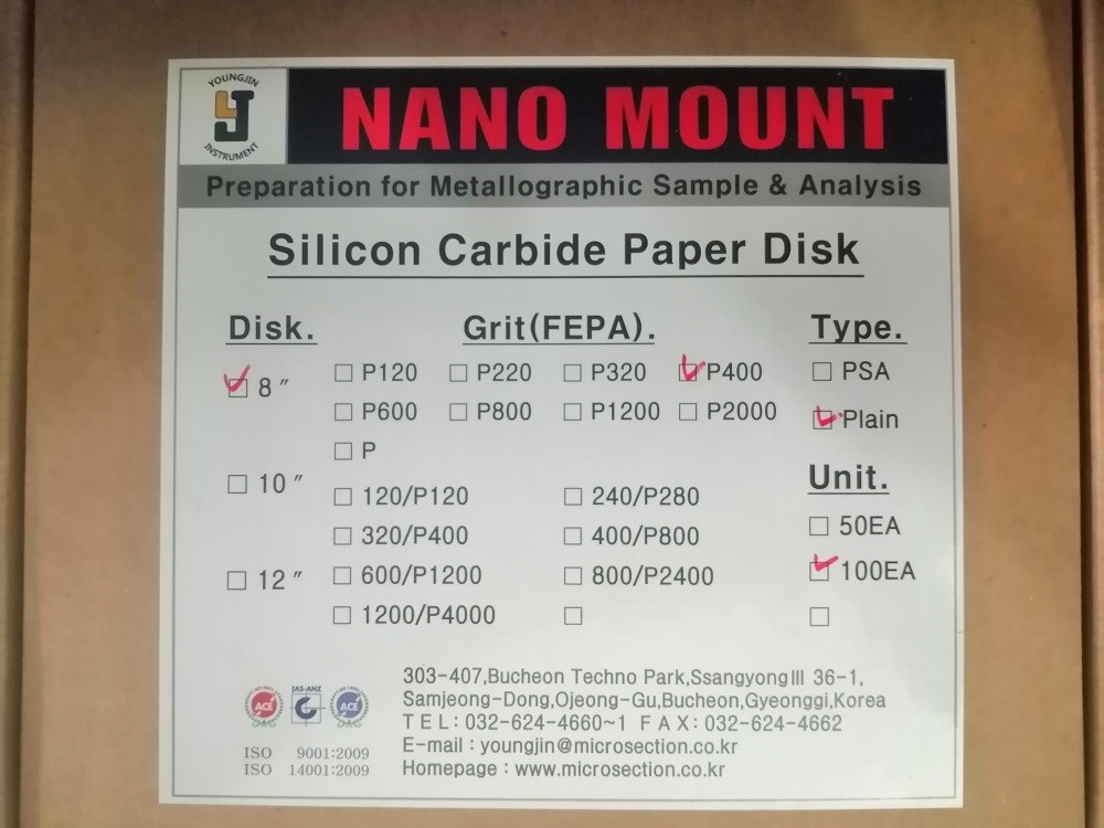 Bán giấy mài 8” Disk Send Paper P400Grit PSA giá rẻ nhất - VietChem