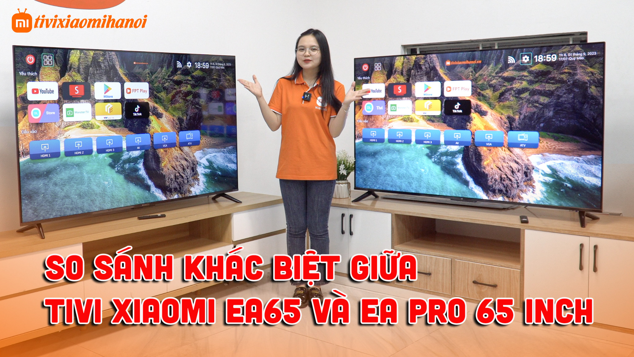 So Sánh Khác Biệt Giữa Mẫu Tivi Xiaomi EA65 và Xiaomi EA Pro 65 inch