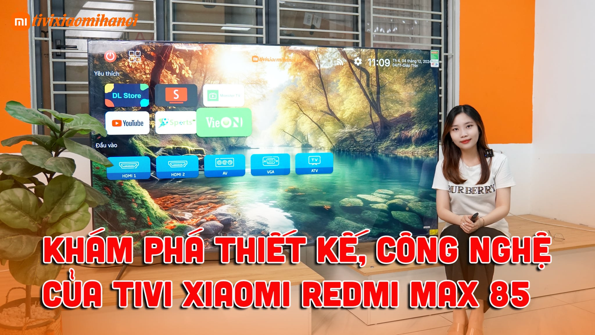 Khám phá thiết kế và công nghệ đỉnh cao của Tivi Xiaomi Redmi Max 85 inch
